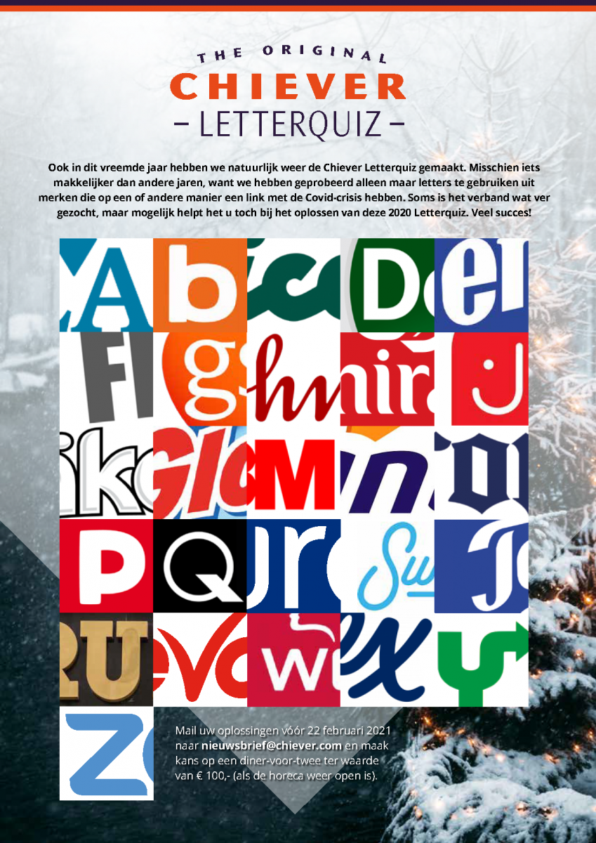 Gelukkig: De Chiever Letterquiz | Boek9